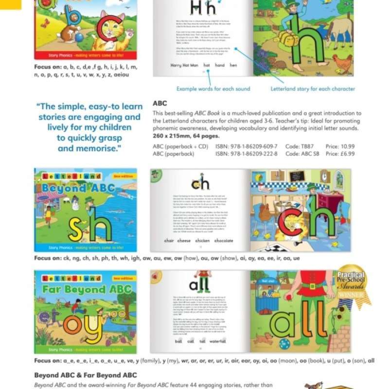 Promo Buku Pelajaran Bahasa Inggris/letterland Far Beyond Abc Book Diskon 23% Di Seller Faika ...