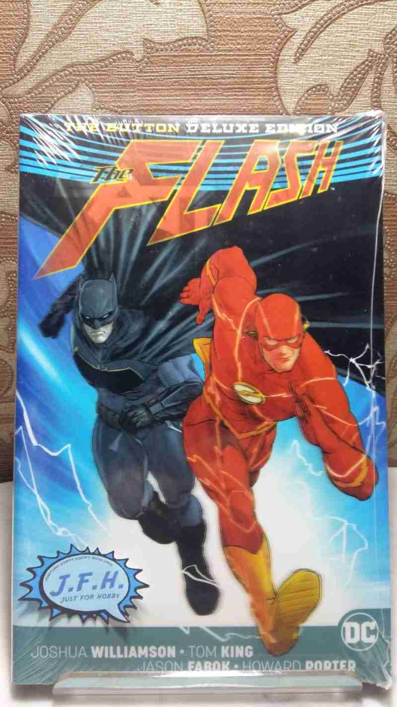 Promo Batman Flash The Button Hc 2017 Dc Universe Rebirth Deluxe