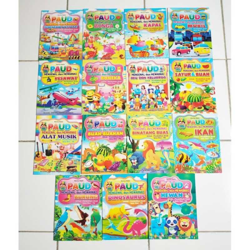 Promo Buku Anak - Mengenal Dan Mewarnai Untuk Paud Tk Dan Pra Sd Diskon ...