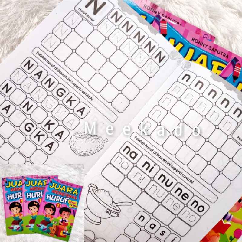 Promo Buku Juara Mengenal Huruf - Huruf Besar Dan Huruf Kecil Diskon 23 ...