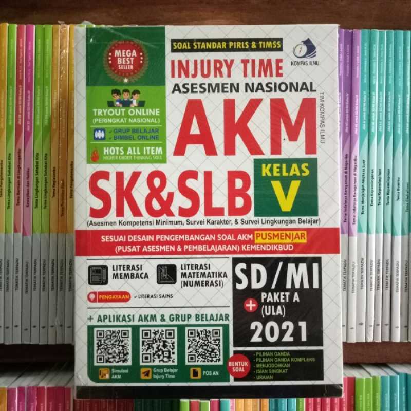 Promo BUKU INJURY TIME ASESMEN NASIONAL AKM SK DAN SLB SD/MI KELAS 5 ...