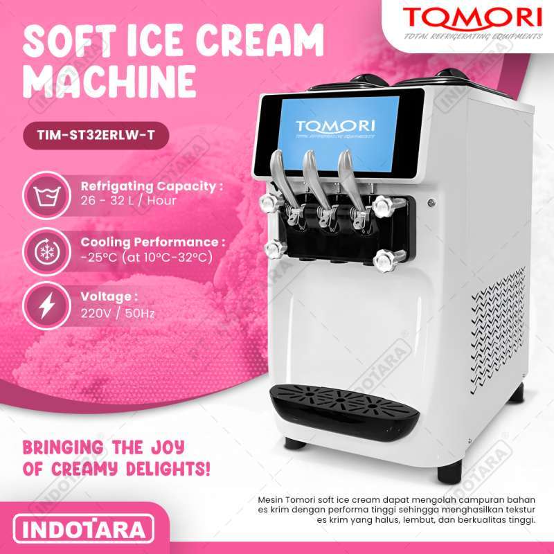 Jual Tomori Mesin Soft Es Krim Desktop - Soft Ice Cream Machine Desktop di Seller PT Indotara ...