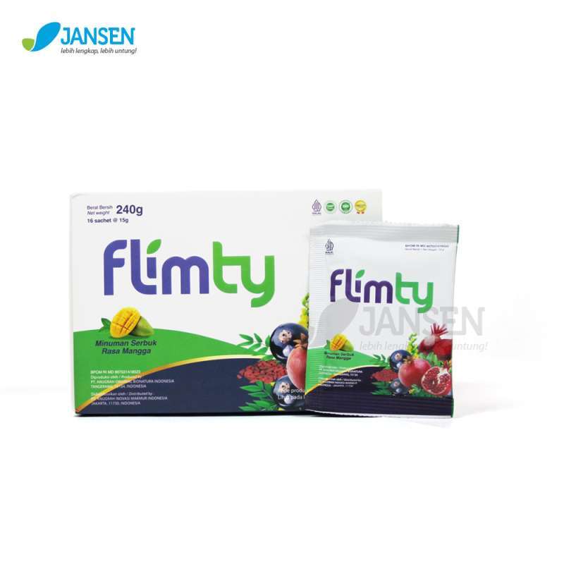 Jual Flimty Fiber Antioxidant - Minuman Detox Rasa Mango / Mangga 1 Box ...