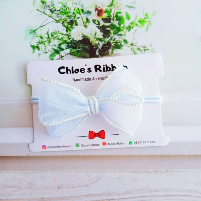 Jual Chloe's Ribbon | Headband Baby Ballerina Bandana Nylon Usa Bayi ...