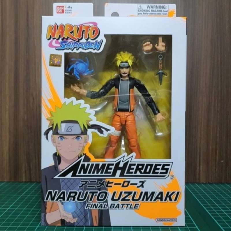 Promo ANIME HEROES NARUTO SHIPPUDEN UZUMAKI NARUTO FINAL BATTLE NO SHF ...