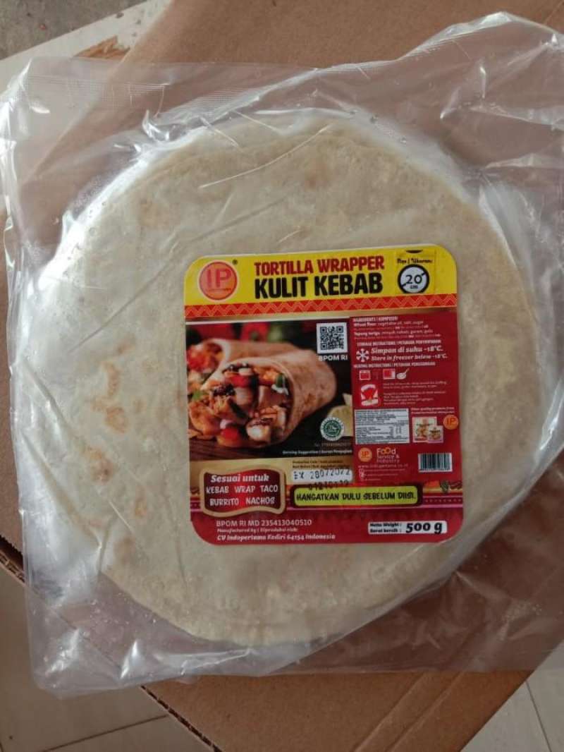 Jual Indopertama Tortilla Wrapper Kecil 20cm Di Seller Tazaj Shop ...