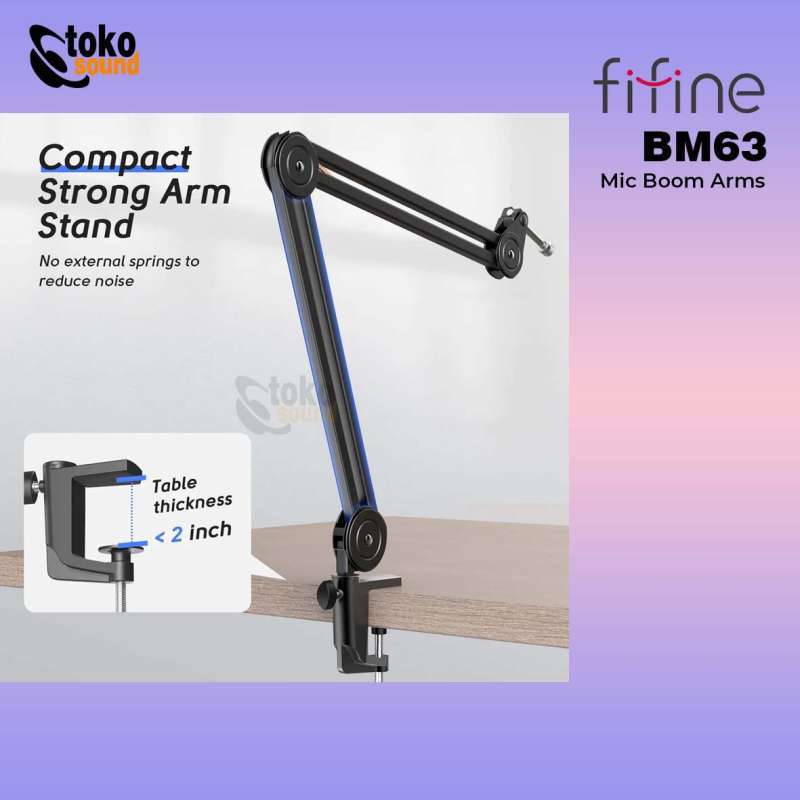 Jual Fifine Bm63 Boom-arm Stand For Studio Microphones Di Seller ...