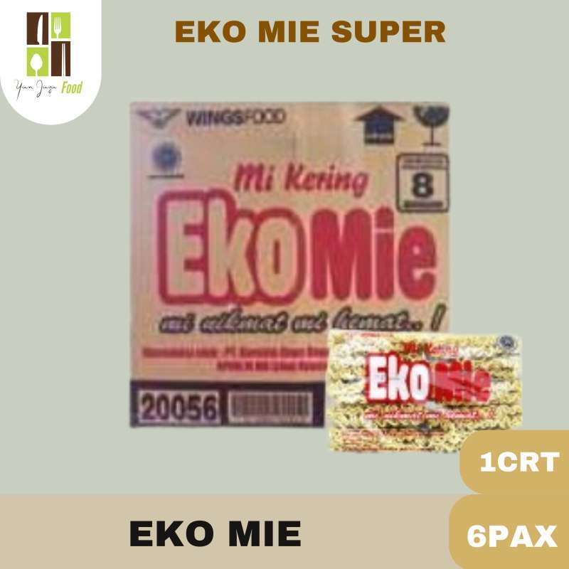 Jual Eko Mie / Mie Super / Mie Kering / Kemasan Isi 10 Pcs [ 1crt/6 ...