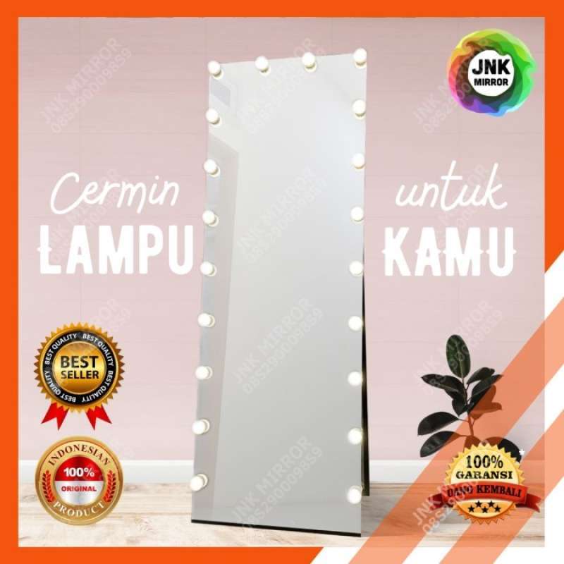 Promo Cermin Badan Lampu Cantik Led Vanity Mirror Full Body Beauty ...