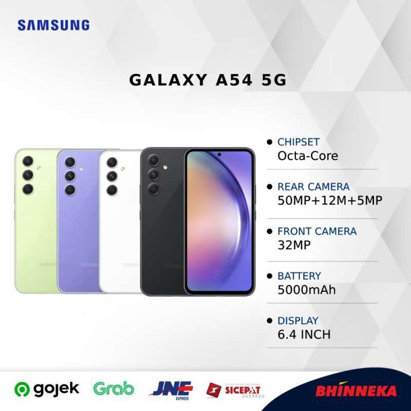 Jual Samsung Galaxy A54 5g 8gb/128gb - Graphite Di Seller Bhinneka ...