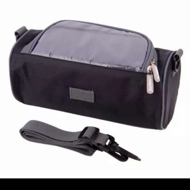 Jual Tas Sepeda Tas Motor Stang Multifungsi Slempang Bisa - Hitam Di ...