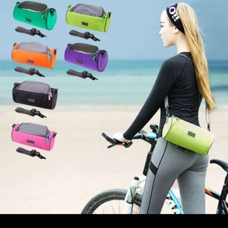 Jual Tas Sepeda Tas Motor Stang Multifungsi Slempang Bisa - Hitam Di ...