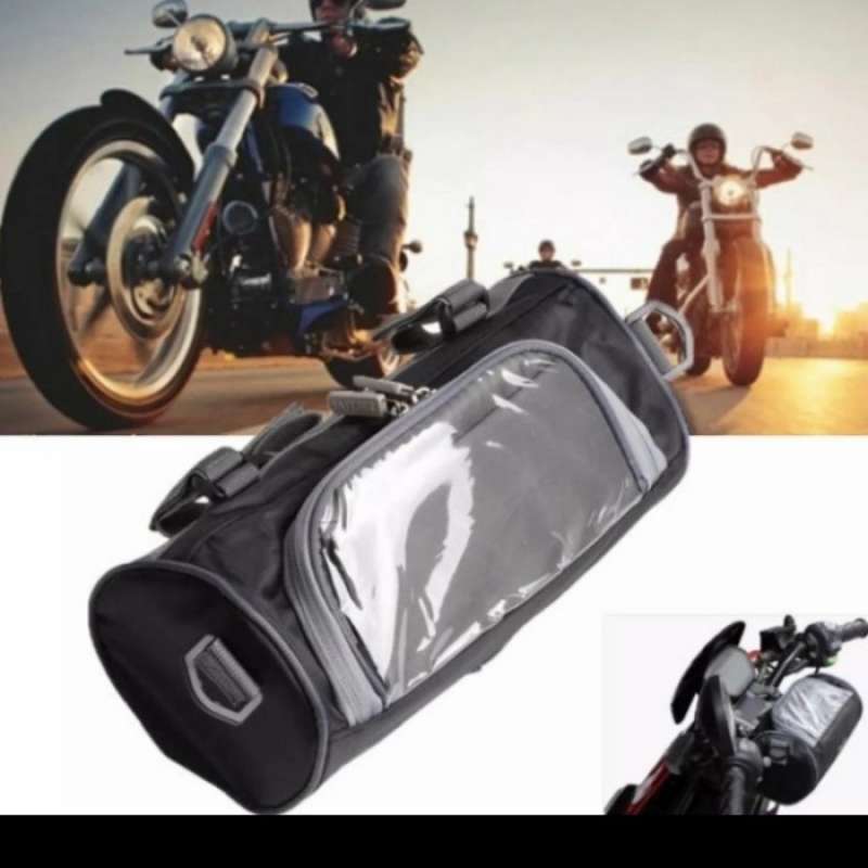 Jual Tas Sepeda Tas Motor Stang Multifungsi Slempang Bisa - Hitam Di ...