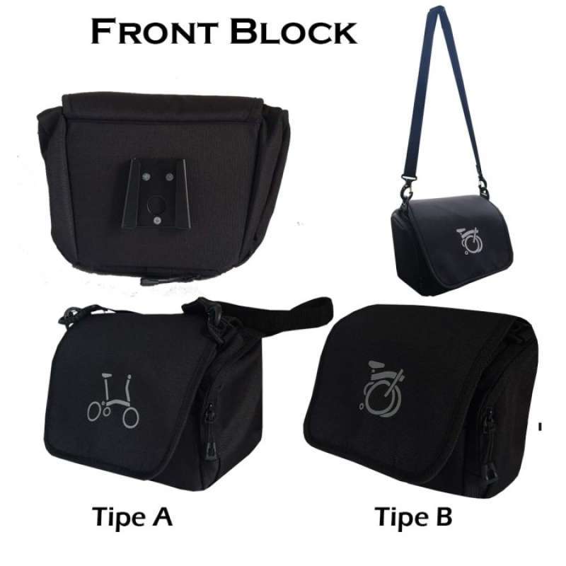 Jual Tas Sepeda Lipat Front Block Tas Folding Bike Tas Seli Front Bag ...