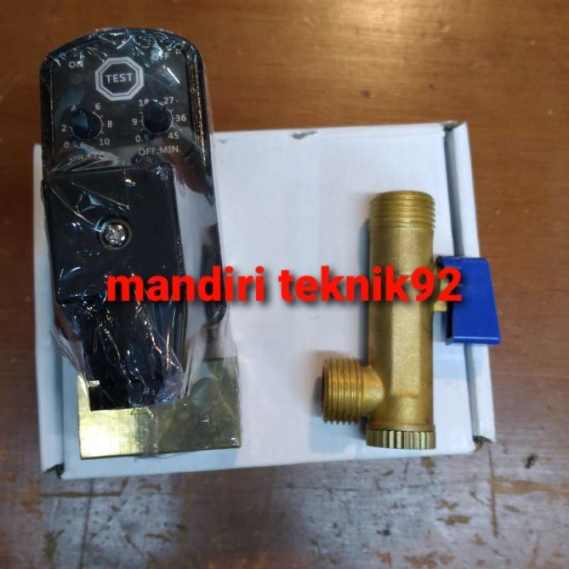 Promo Auto Drain Valve Timer Drat 1/2 Solenoid Timer 16bar Terbaik ...