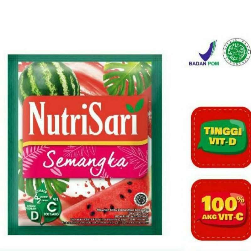 Promo Nutrisari Rasa Blewah 10 Sachet @11gram Minuman Kesegaran Bubuk ...