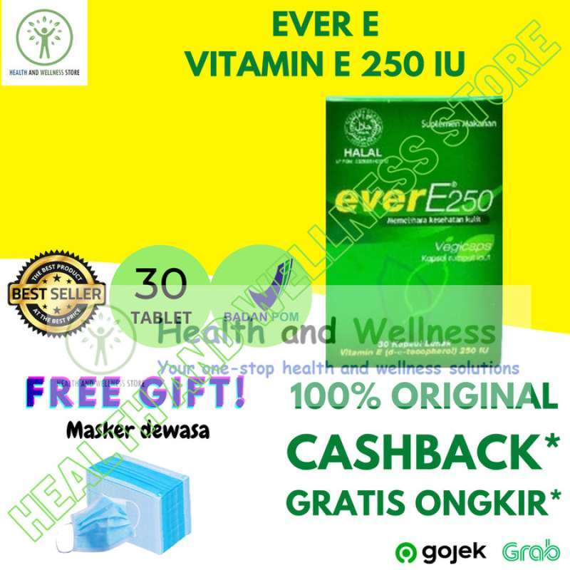 Promo Ever E 250 Iu Vitamin E 250 Iu 30 Kapsul Lunak Diskon 33% Di ... Promo Ever E 250 Iu Vitamin E 250 Iu 30 Kapsul Lunak Diskon 33% Di ...