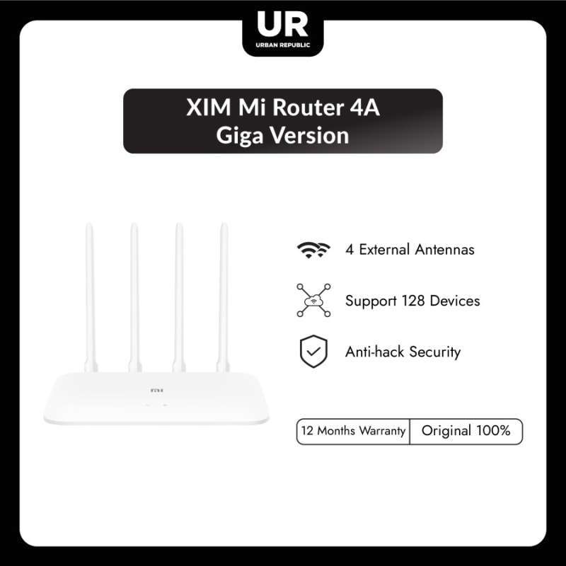 Jual Xiaomi Mi Router 4 A Giga Version Original Murah - Harga Diskon Mei 2024 | Blibli