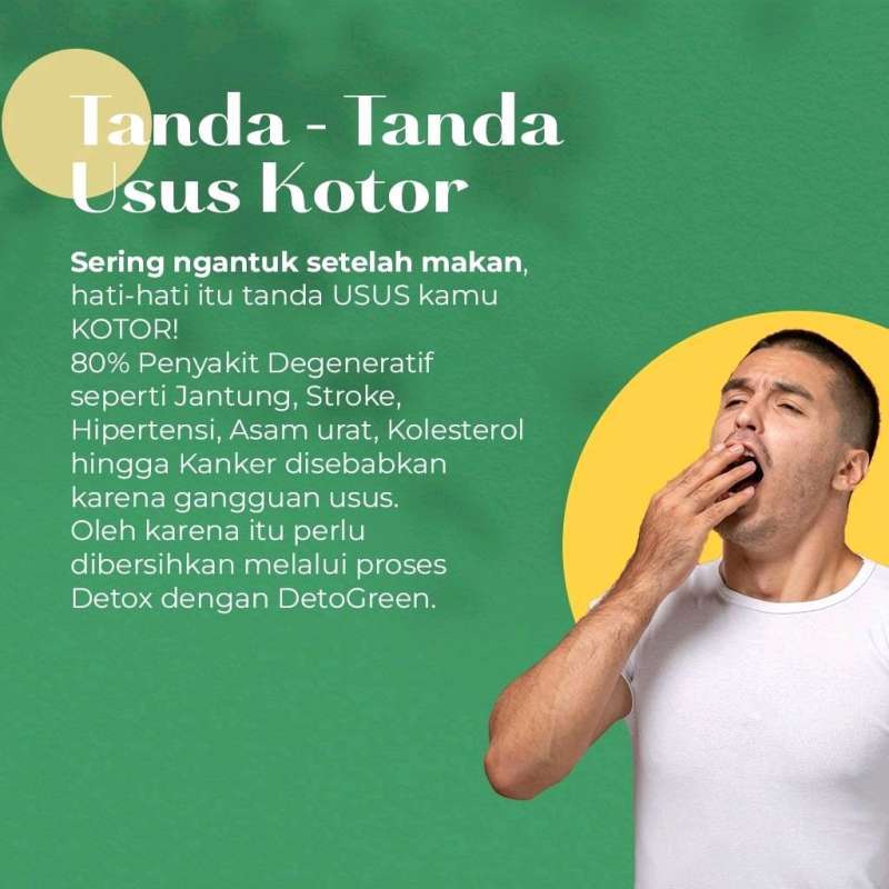 Jual Detogreen Teh Detox Pencernaan Usus Deto Green Tea Menurunkan ...