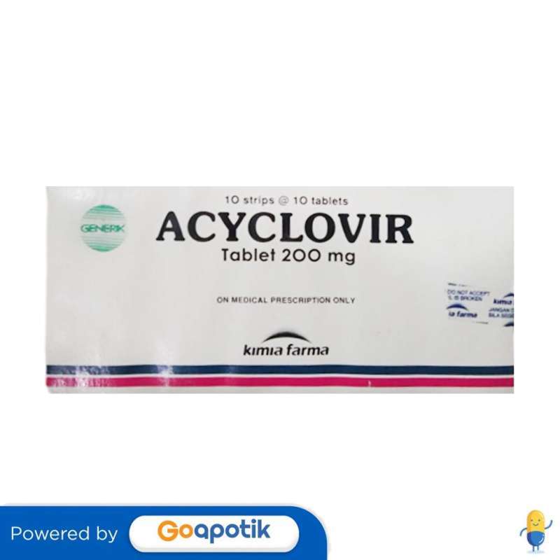 Jual Aciclovir Kimia Farma 200 Mg Box 100 Tablet Di Seller Apotek ...