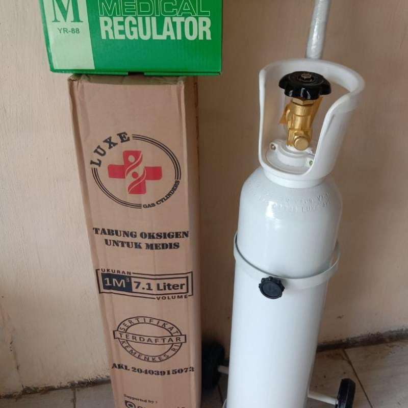 Jual TABUNG OKSIGEN 1M3 LENGKAP KOMPLIT - TABUNG+ISI+TROLI di Seller PROWARE - Pajang, Kota ...
