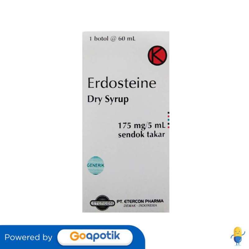 Jual ERDOSTEINE ETERCON 175 MG/5 ML DRY SYRUP 60 ML di Seller Apotek ...