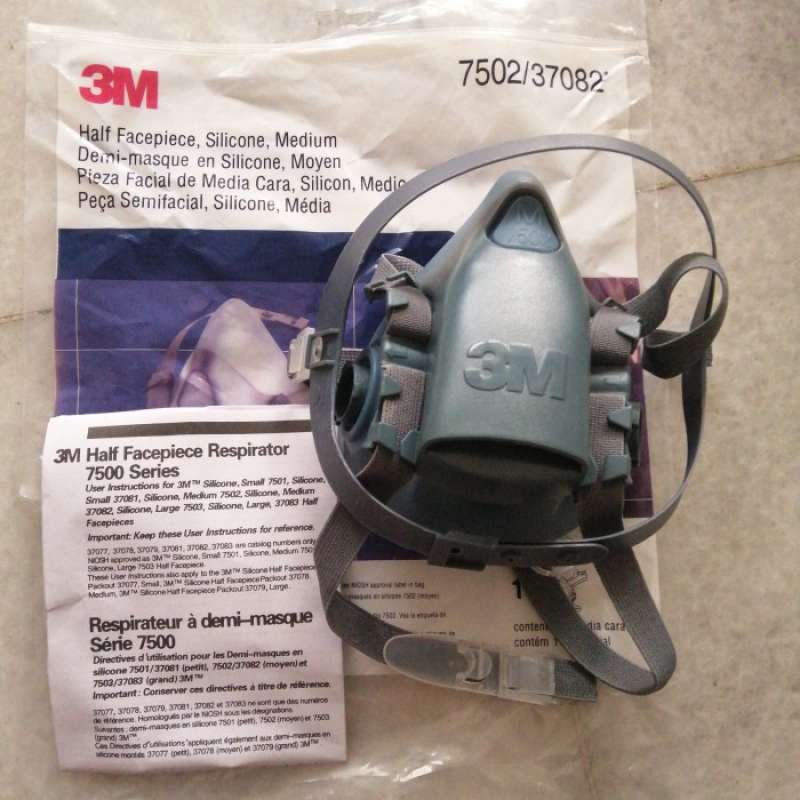 Promo Masker 3M 7502 Half Facepiece Respirator Masker Diskon 23% di Seller CV Kinesia ...
