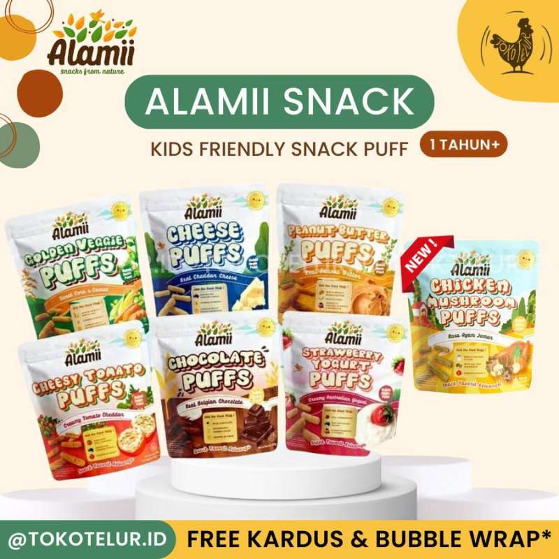 Jual Alamii Food - Puff Healthy Snack Anak Cemilan Biskuit Mpasi Bayi ...