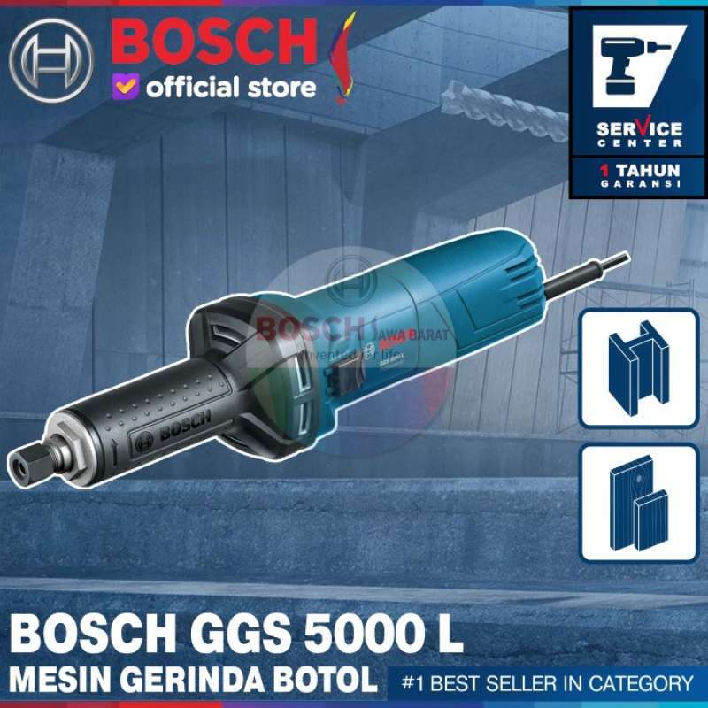 Promo Bosch Die Straight Grinder GGS 5000 L Mini Gerinda Lurus Botol ...