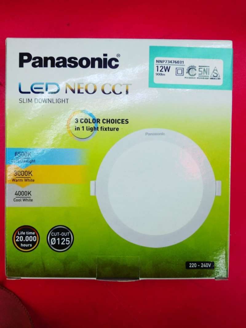 Promo Panasonic Led Neo Slim Downlight 12 Watt / 3 Warna Diskon 33% Di Seller Dekoransa Shop ...