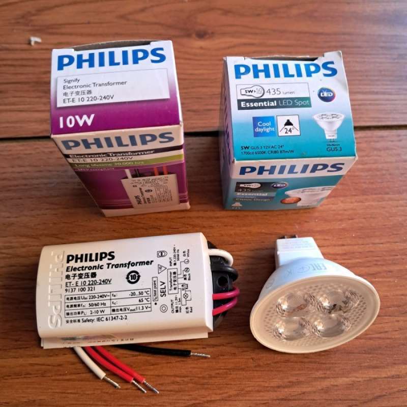 Promo Paket Philips Adaptor Ballast 12 Volt Dan Led 12v 5w Diskon 26% ...