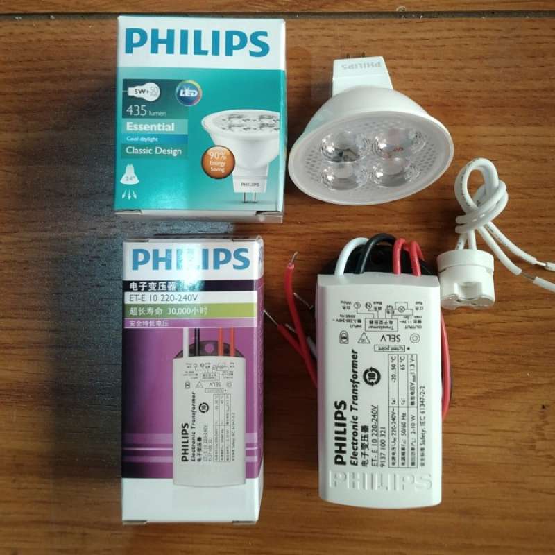 Promo Paket Philips Adaptor Ballast 12 Volt Dan Led 12v 5w Diskon 26% ...