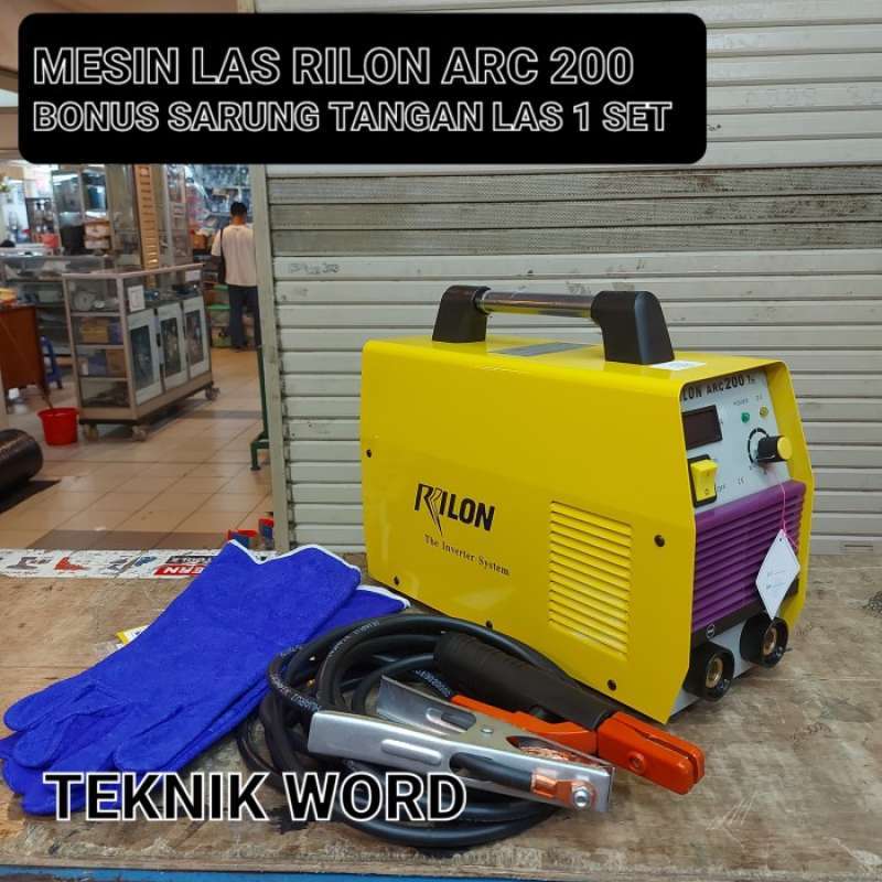 Promo MESIN LAS RILON ARC 200T INVERTER RILON ARC 200 Diskon 23% di ...