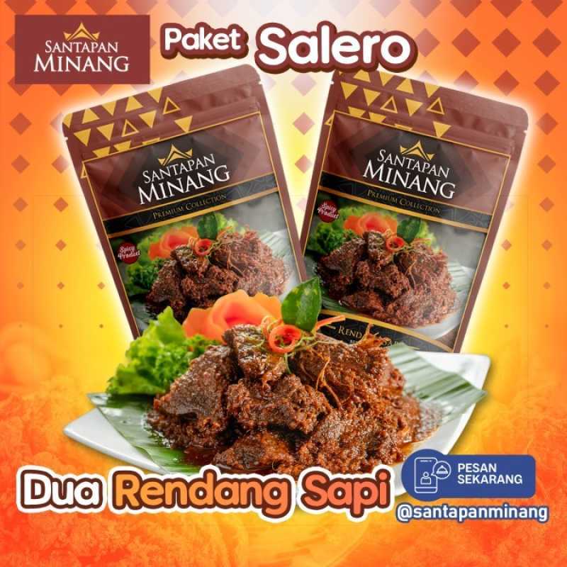 Promo Paket Salero Dua Rendang Daging Sapi Asli Santapan Minang Diskon ...