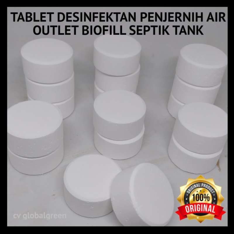 Promo Tablet Disinfektan Biotank Obat Septictank Kaporit Penjernih Air ...