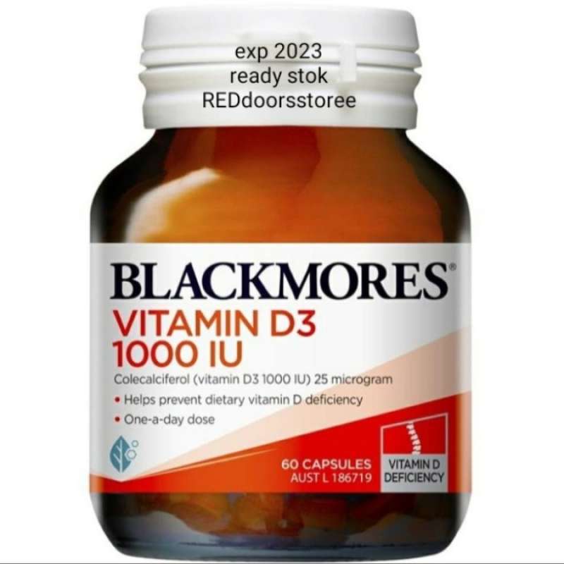 Promo vitamin d3 1000iu blackmores vitamin D3 1000 IU isi 60 cap Diskon ...