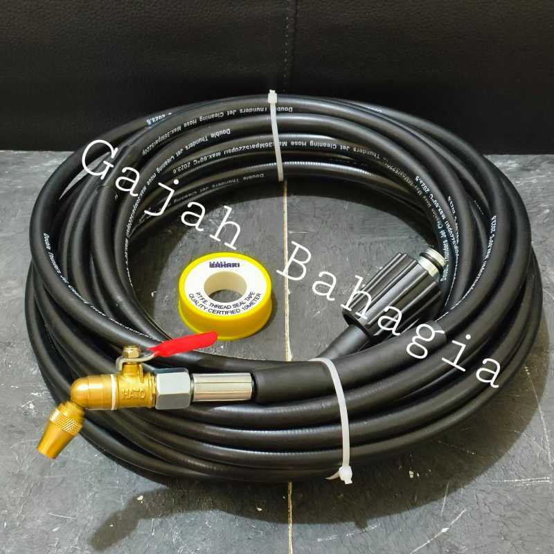 Jual Paket Selang Steam Jet Cleaner 5-25m + Nozel Bengkok Cuci Ac ...