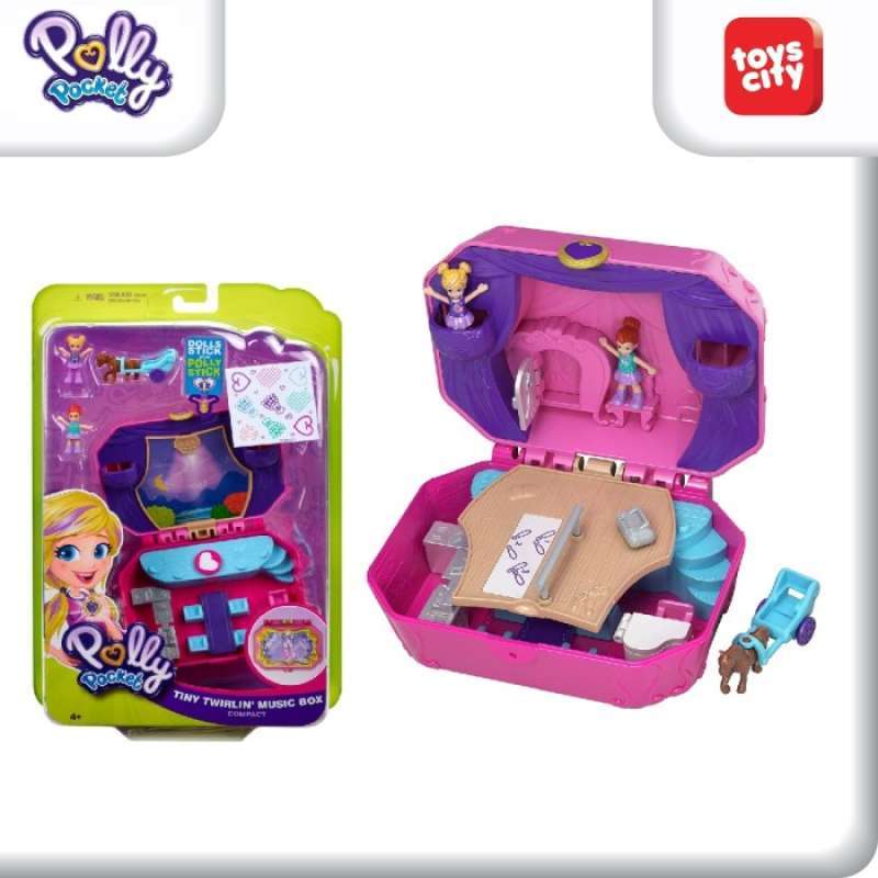 Promo Polly Pocket Pocket World Tiny Twirlinâ€™ Music Box Diskon 23% di ...