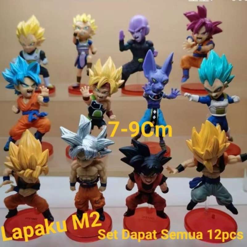 Promo Figure Dragon ball Super Goku Set 12pcs/Mainan Topper Diskon 23% ...