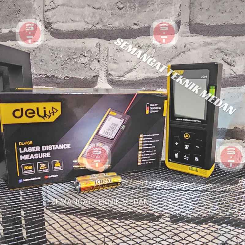 Jual Meteran Digital Laser Deli Original Murah - Harga Diskon April ...