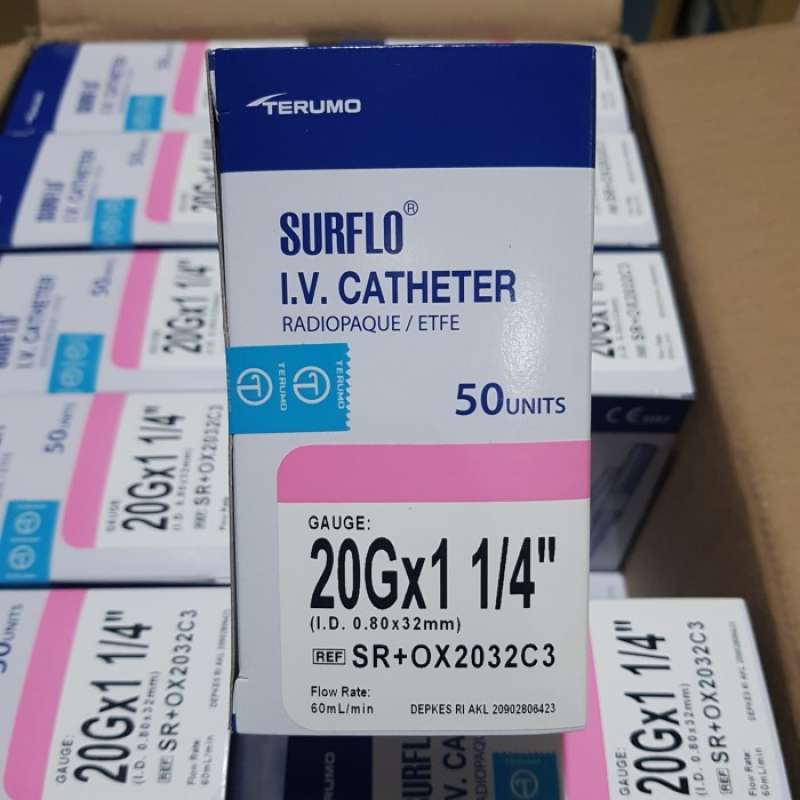 Promo IV Catheter 20 Terumo / Surflo 20 Terumo / Surflo IV Catheter ...