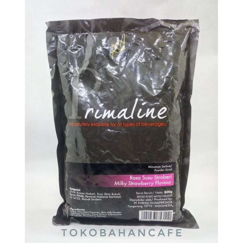 Promo Primaline Rasa Susu Strawberry 800 Gr - Ice Blended Susu ...