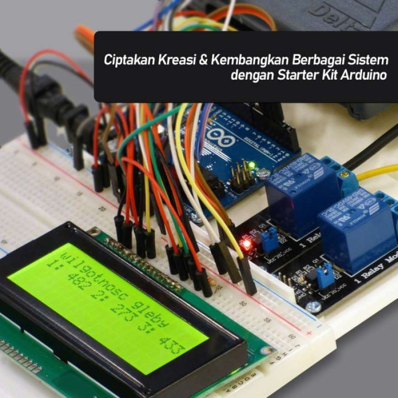 Promo Arduino Uno R3 Starter Kit Paket Lengkap Belajar Rakit Compatible