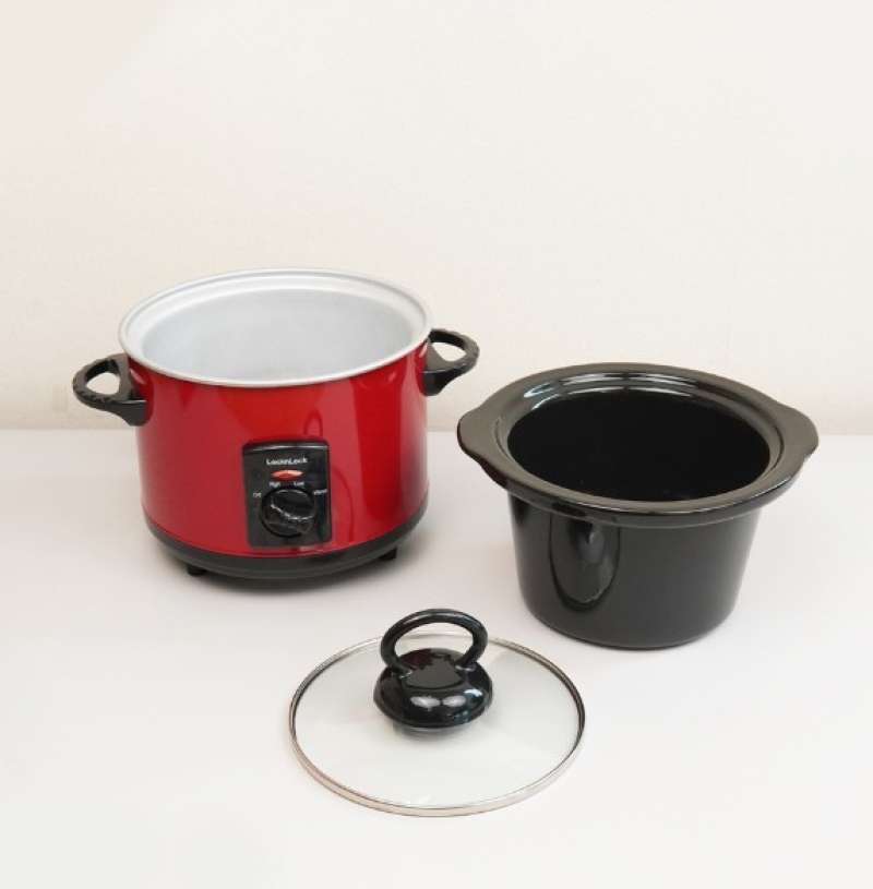 Promo Terbaik Slow Cooker Locknlock/Lock N Lock Ejp136Red Kapasitas 1,5 ...