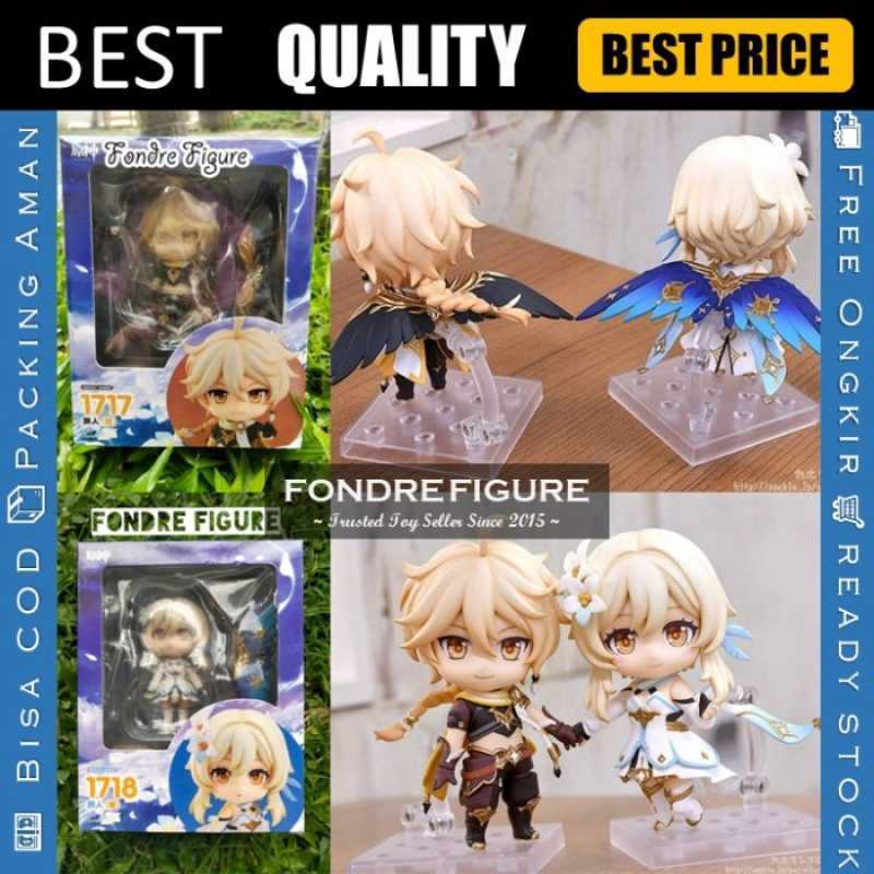 Jual Nendoroid Traveler Lumine 1718 Aether 1717 Nendo Genshin Impact ...