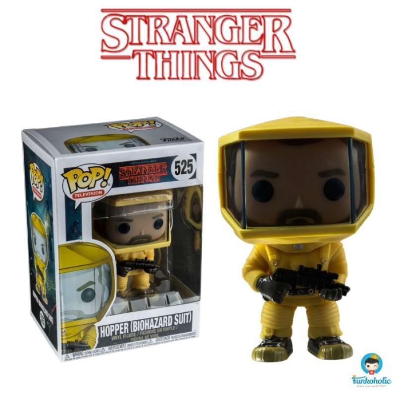 Promo POP! Stranger Things - Hopper (Biohazard Suit) (Exclusive) #525 ...
