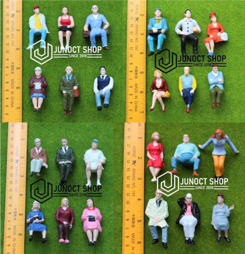 Promo MODEL FIGURE SKALA 1:22 1:25 MINIATUR ORANG DUDUK MAKET HQ G ...