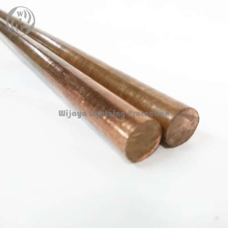Promo Stik As Grounding Rod CU Full Tembaga 1/2inch 3/4inch 5/8inch 4 ...
