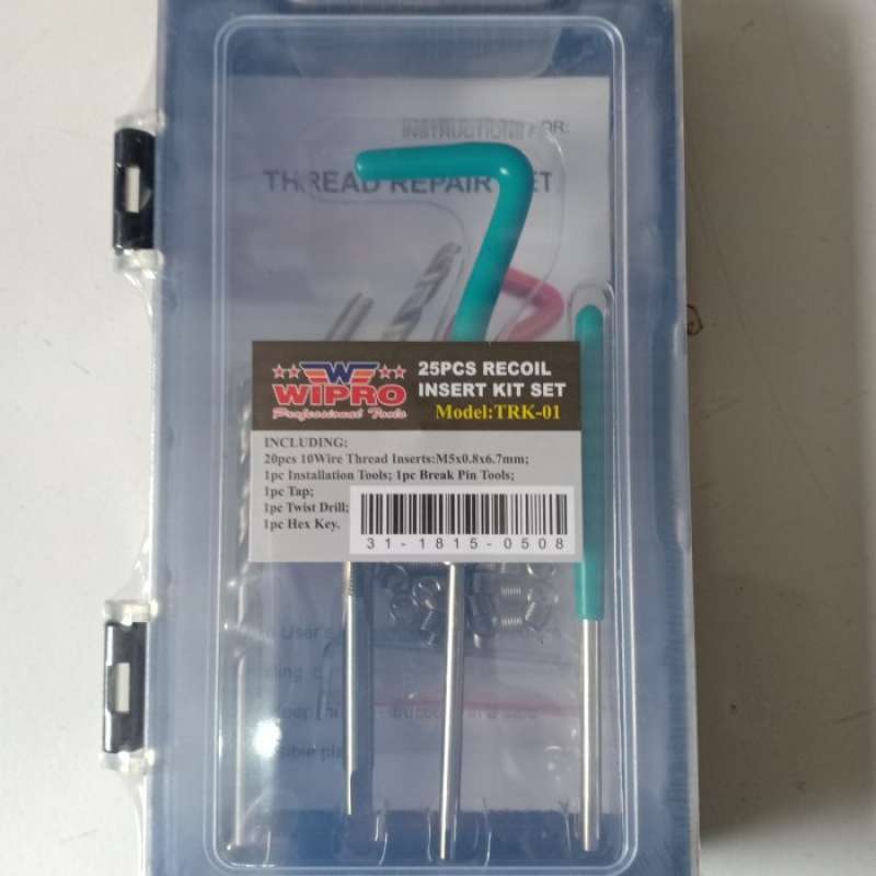 Promo Thread repair set M5x0.8 (Tap recoil set) Diskon 27% di Seller ...
