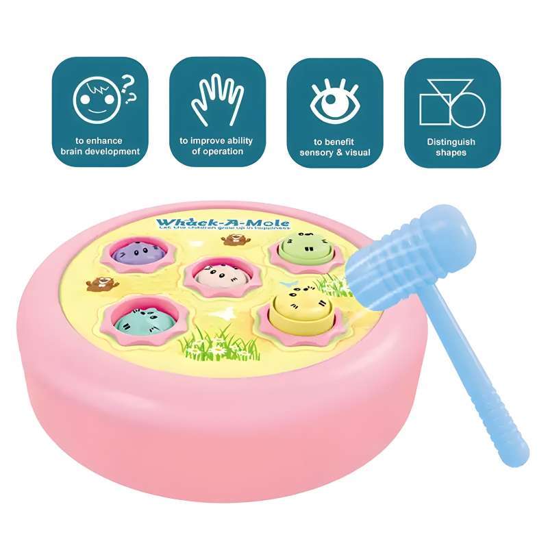 Jual Mainan Motorik Anak Whack A Mole Pukul Tikus Tanah With Music ...
